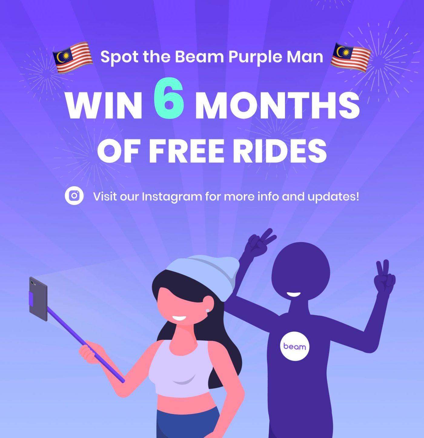 Beam Mobility 2023 Merdeka Promo : RM 66 Vouchers and Prizes Up For Grabs! – Zen The Geek